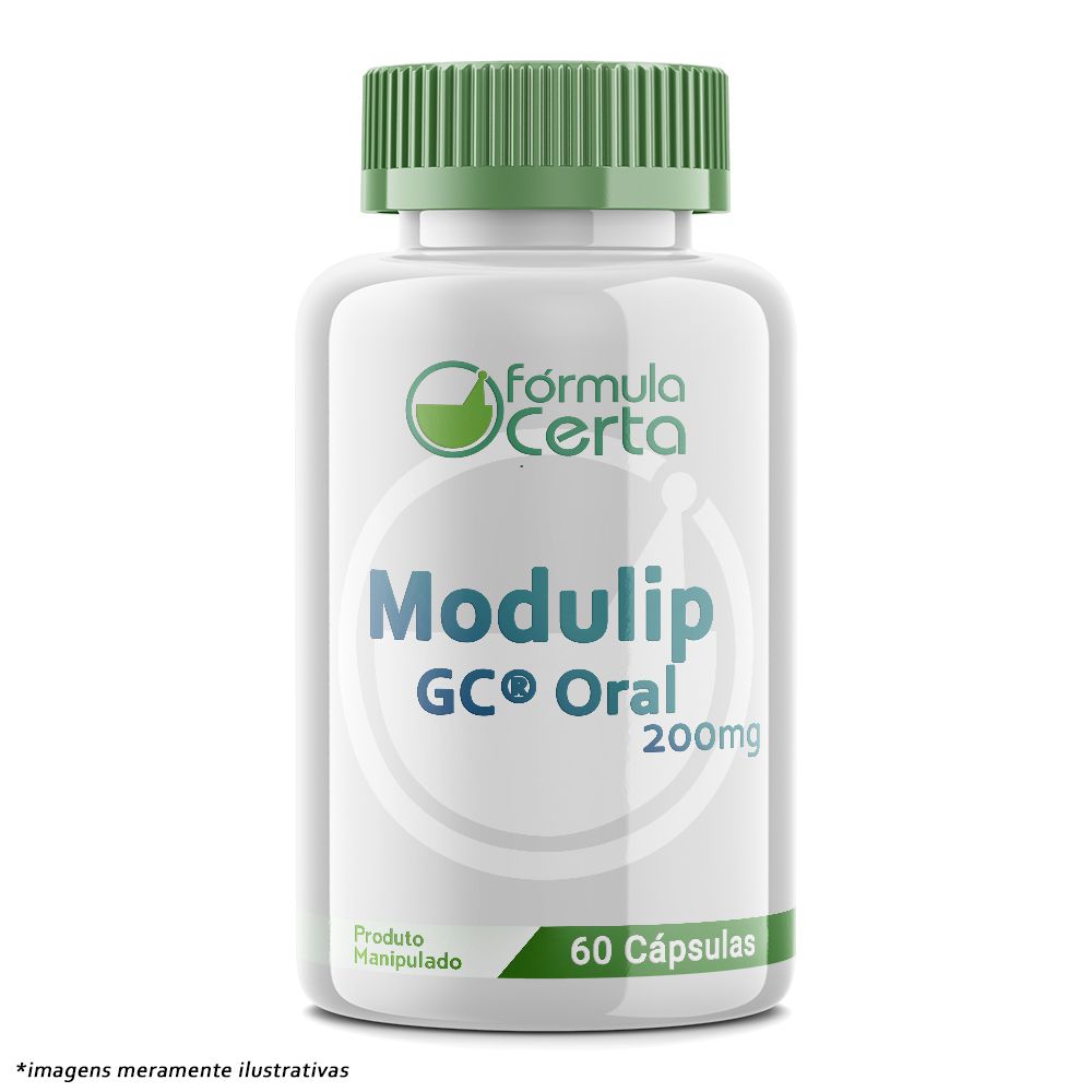 Modulip GC® Oral 200mg 60 Cápsulas – Fórmula Certa